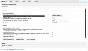 Controla tus feeds – Tiny Tiny RSS – Elbinario