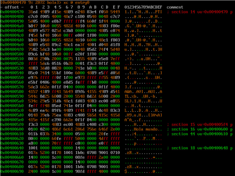 Introducción a radare – Elbinario
