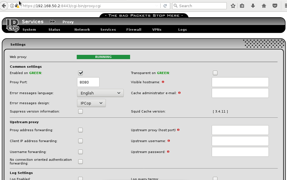 Firewall con IpCop – Elbinario
