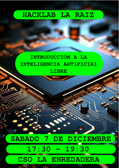 Taller de introducción a la IA LIBRE hacklab La raíz – Elbinario